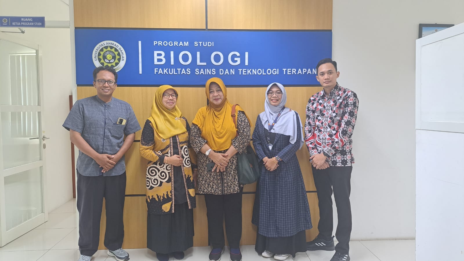 Lakukan Inisiasi Kerjasama dengan FMIPA Universitas Lampung - Program Studi Biologi